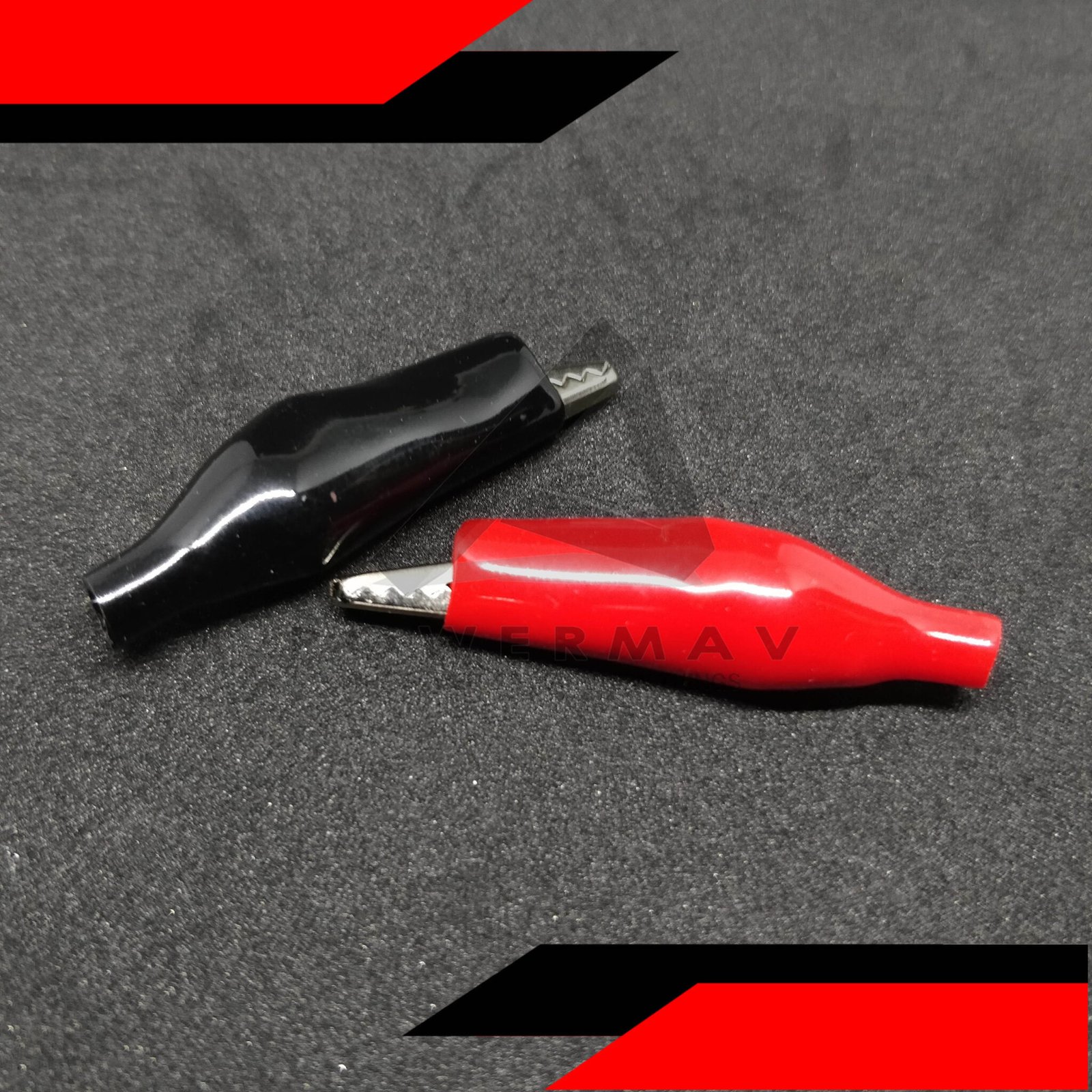 2pcs alligator clip 35mm - PowerMav Electronics Store