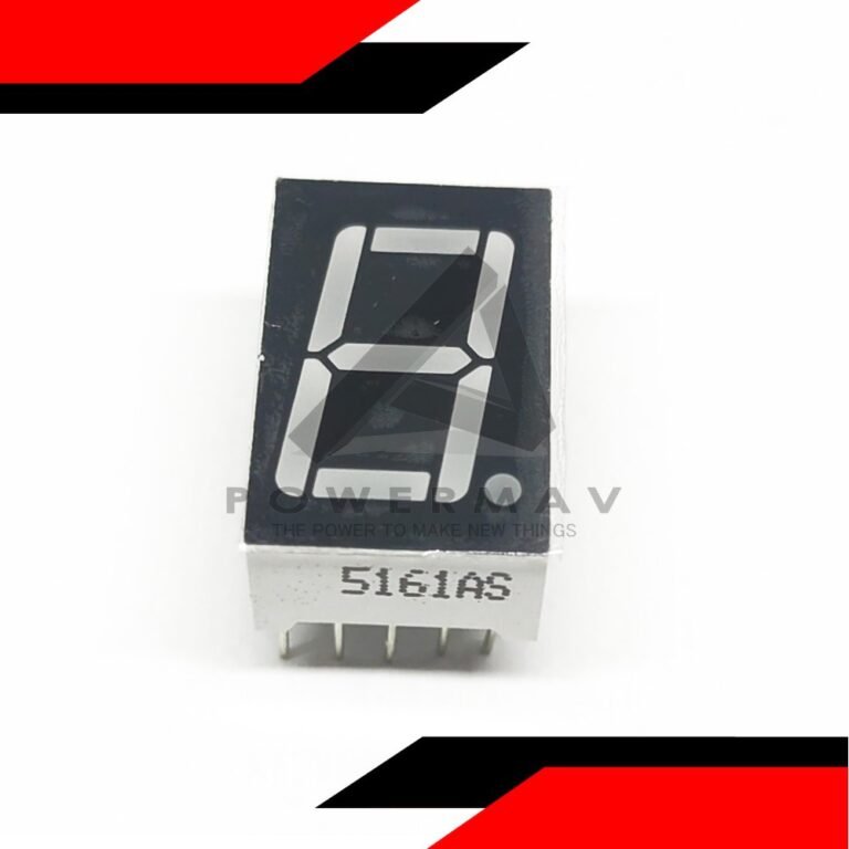 0.56inch 1 digit 7 segment cathode 5161AS - PowerMav Electronics Store