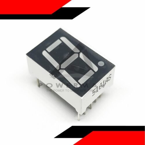 0.56inch 1 digit 7 segment common anode 5161BS - PowerMav Electronics Store