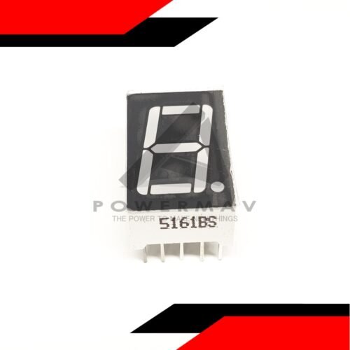 0.56inch 1 digit 7 segment common anode 5161BS - PowerMav Electronics Store