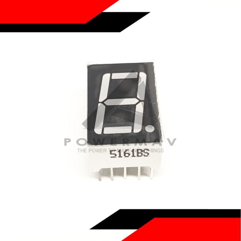 0.56inch 1 digit 7 segment common anode 5161BS - PowerMav Electronics Store