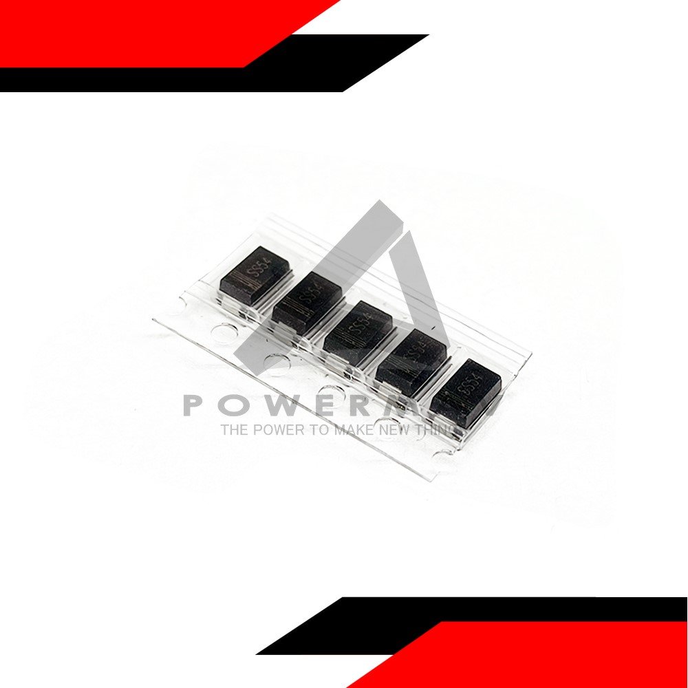 5PCS SS54 5A 40V SMA SMD DIODE - PowerMav Electronics Store